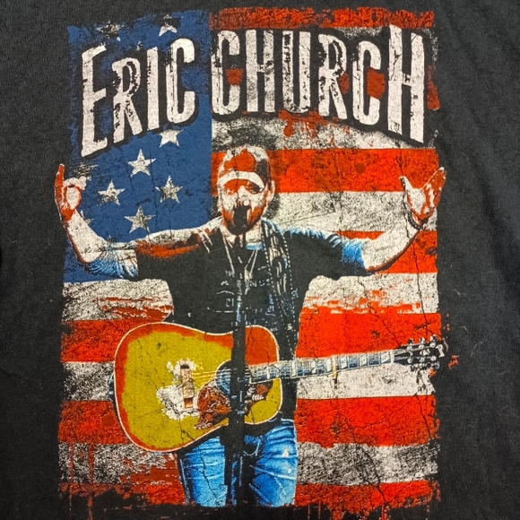 Gildan | Shirts | Eric Church Black Concert Tshirt | Poshmark